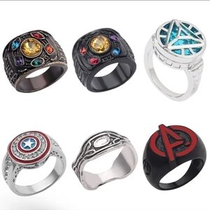 Marvel | Jewelry | Marvel Avengers Rings Dr Strange Captain America ...